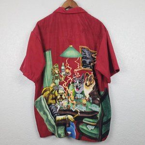 Dragonfly Clothing | Shirts | Vintage Dogs Playing Pokercards Sapphire ...